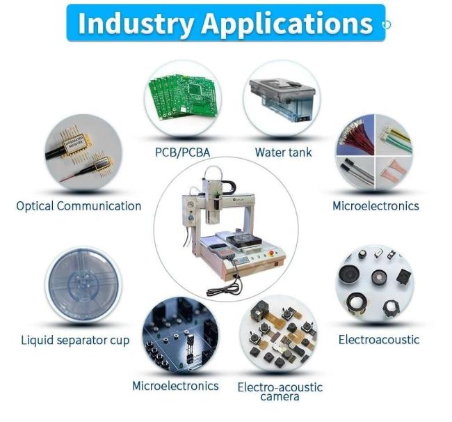Hot Selling Desktop Automatic Glue Dispenser for Two Component Packaged Glue Dispensing Robot