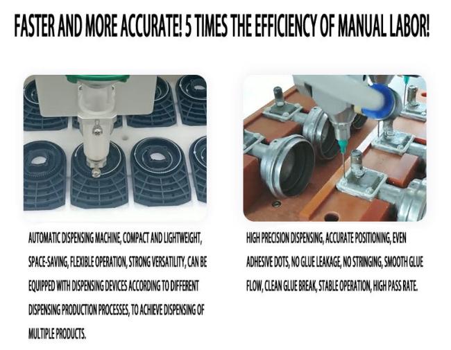 Hot Selling Desktop Automatic Glue Dispenser for Two Component Packaged Glue Dispensing Robot