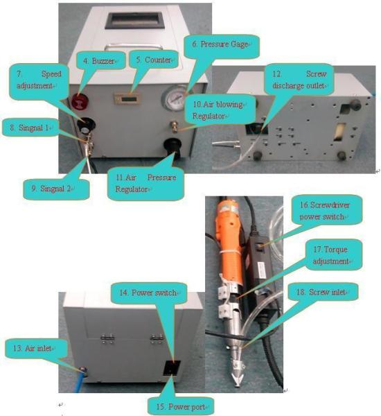 Quality Hand Held Manual Screw Machine Automated Screw Driver With Adjustable Chuck for sale