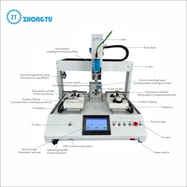 Maximizing Efficiency Automatic Screw Locking Machines for M1.0-M6.0 Screws and Vibratory Bowl Feeders