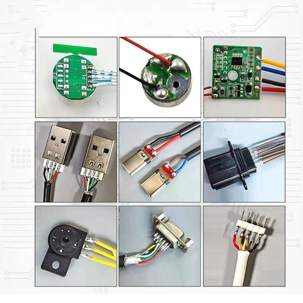 Quality Multifunction Semi Auto Soldering Machine Foot Micro Switch Connector Foot Tin for sale