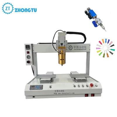 China Desktop Fully Automatic Multi-Axis Hot-melt Glue Dispensing Machine for sale