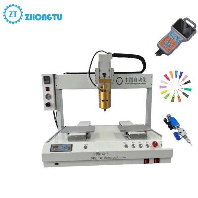 China Desktop Fully Automatic Multi-Axis Hot-melt Glue Dispensing Machine for sale