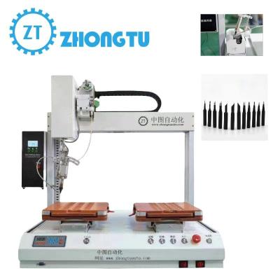 China Industrial Fully Automatic Multi Axis Tin Welding Robot With High Efficiency for sale