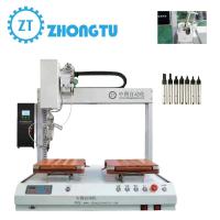China Four-Axis Single-Head Dual-Platform High-Precision Automatic Soldering Machine for sale
