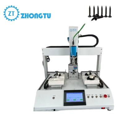 China Máquina de bloqueo automático de tornillo para la fabricación de teléfonos celulares con área de trabajo de 300x300 mm en venta