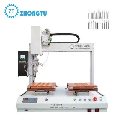 Chine Machine d'injection de colle pour bureau avec communication USB+R232, catégorie mobile X/Y1/Y2/Z et spécification de 80*78*85cm pour applications industrielles de précision à vendre