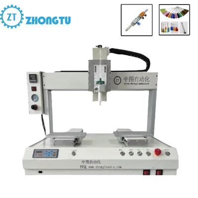 Китай Интеллектуальное управление автоматической диспенсирующей машины точность и консистенция гарантированы для диспенсирующей области 500*300*300*100 мм продается