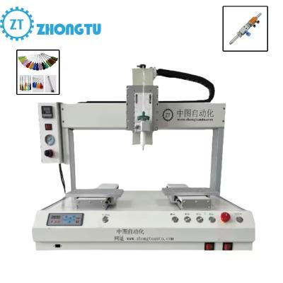 China Desktop Automatic Silicone Epoxy Glue Adhesive Dispensing Machine for sale
