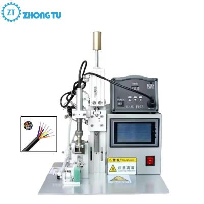 China 160w semi-automatische soldeermachine voor USB-kabel PCB-circuit board Draden Plugs maken Te koop