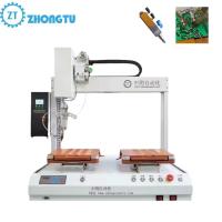 China Fully Automatic Soldering Machine with Double Tips for PCB Assembly for sale