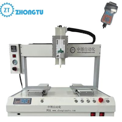 China Fully Automatic Dispensing Machine with 1-Year Warranty and Repeat Accuracy ±0.02mm for Industrial Glue Applications for sale