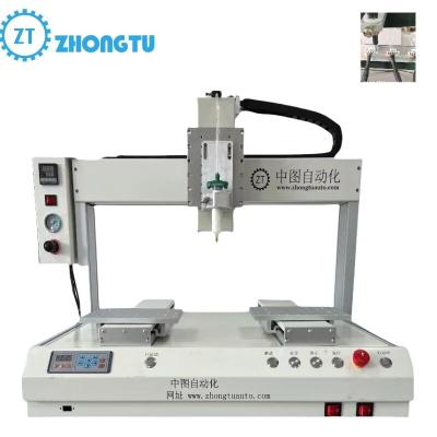 China High-Precision Automatic Dispensing Machine with ±0.02mm Accuracy and 800*750*850mm Dimensions for Industrial Glue Applications for sale