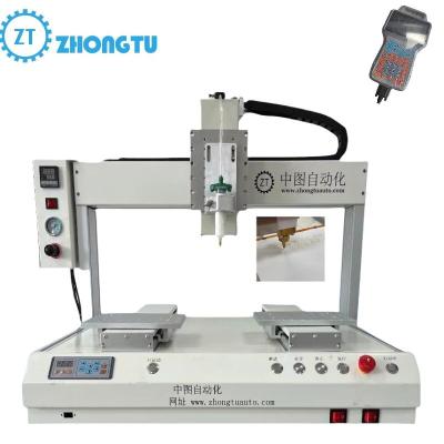 China Three Axis CNC Robot Solder Paste Dispensing System with LCD Display for Liquid Glue Dispensing for sale