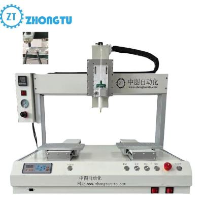 China Three Axis CNC Robot Solder Paste Dispensing System with LCD Display for Liquid Glue Dispensing for sale