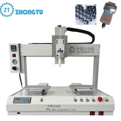 China Ethernet/RS232 Communication Three Axis CNC Robot Solder Paste Dispensing System for Automatic Liquid Glue Dispenser for sale