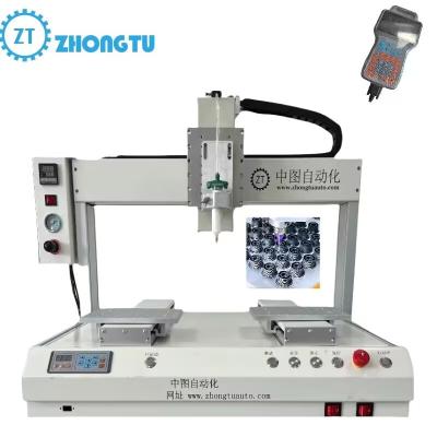 China 110-240v Automatic Dispensing Machine , Customized Auto Three Axis Hot Glue Dispenser for sale