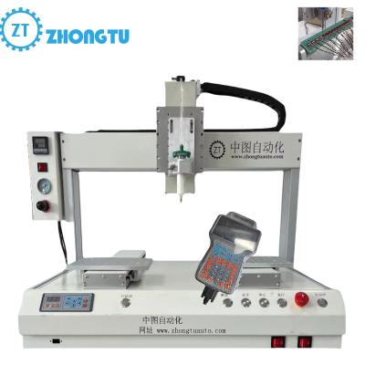 China 110-240v Automatic Plastisol Dispensing Machine UV Glue Dispenser Robot for sale