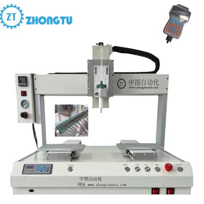 China 110-240v Automatic Plastisol Dispensing Machine UV Glue Dispenser Robot for sale