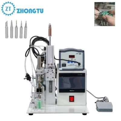 China New Popular Semi Automatic Tin Soldering Machine for USB Cable Wire PCB LED Strip for sale