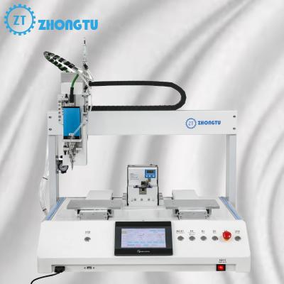 China ZHONGTU Servo Torque Adjustable Micro Components High Precision Automatic Locking All-In-One Machine for sale