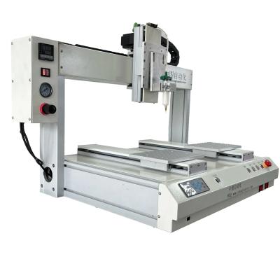 China Desktop 4-assige automatische soldeermachine met 220V 5A voor PCB-assemblage Te koop