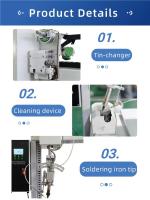 China Automatic Soldering Robot High Precision Desktop PCB Soldering Machine for sale