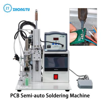 China Semi Automatic PCB Soldering Robot for Circuit Board Pin Tinning and Electronic Module Production for sale