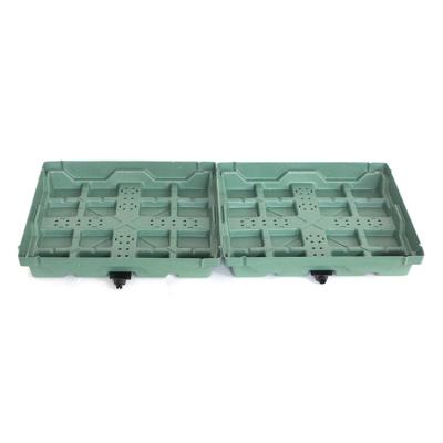 Cina Piantatore di vasi da giardino quadrati di plastica con materiale HDPE e finitura non rivestita in vendita