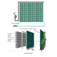 China Modern Stackable Vertical Plastic Herb Planter for Indoor Planting HDPE 4 Tier for sale