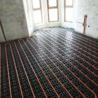 China HDPE Hydronic Floor Heating Module Distributor 450x450x25mm 6pcs per sqm for sale