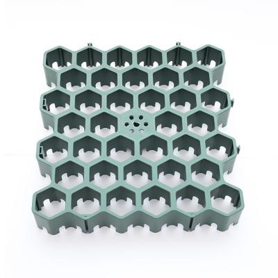 Cina 4 Quantità per metro quadrato Hdpe Plastico Via stradale Geocell Paver Grass Grid Permeable Pavers in vendita