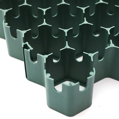 Cina Pavimenti di plastica per parcheggio di erba e ghiaia Pavimenti di 410x410 mm Griglia permeabile per strade di accesso in vendita