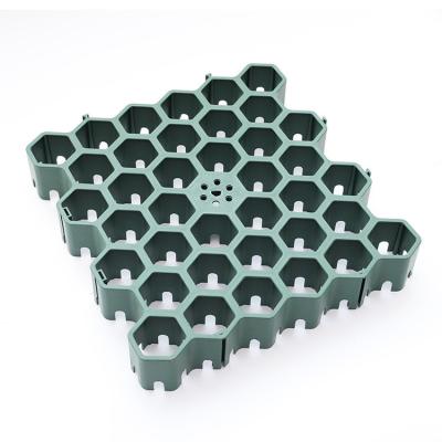 Cina Pavimenti di plastica per parcheggio di erba e ghiaia Pavimenti di 410x410 mm Griglia permeabile per strade di accesso in vendita