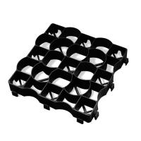China HDPE Ground Stabilization Plastic Grid 333x333mm 50mm Height for Soil Strengthening 9 per sqm for sale