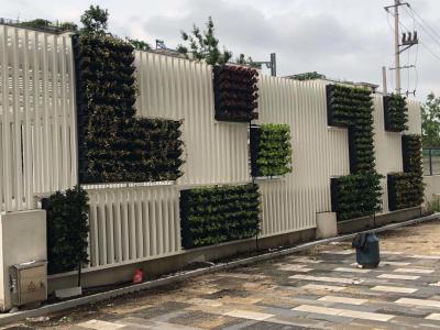 Cina Pianta verde per esterni, piante verticali di plastica per giardini, vasi di impilamento di fiori per pareti verdi con stile in vendita