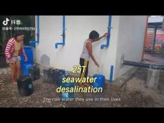 CE-gecertificeerde industriële zuiveringssystemen voor drinkwater voor natuurrampen en daarna