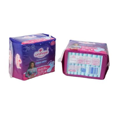 Cina Non Woven Cotton Sanitary Napkin Cotton Sanitary Pads Disposable Winged Pad in vendita