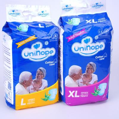 Cina Incontinence Nursing Care Adult Overnight Diaper Non Woven Fabric All Size Nappy in vendita