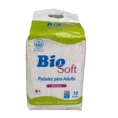 Cina Disposable Fluff Pulp Adult Overnight Diaper Super Absorbent Soft Breathable in vendita