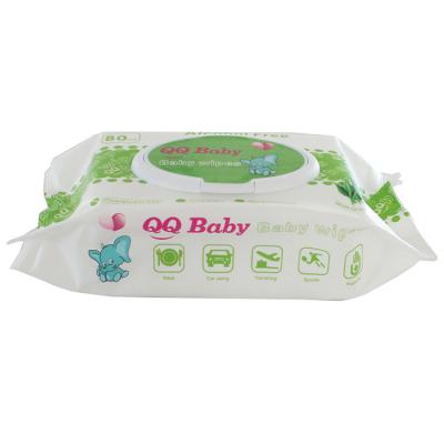 Cina Household Super Soft  Newborn Wet Wipes Aloe black tea scent perfume free in vendita
