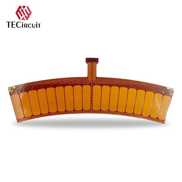 2 Schicht FPC Flexible PCB Starr-Flex Board Gold Finger 0,15 mm Dicke