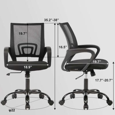 China Butterfly Mechanism ALINUNU Mesh Computer Chair with Lumbar Support and Metal Type Other for sale