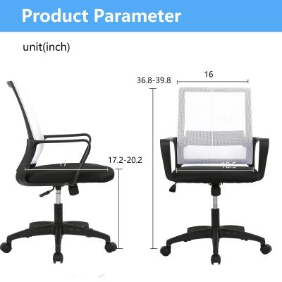 Cina Home Office Sedile a maglia ergonomica con altezza regolabile e design moderno in vendita