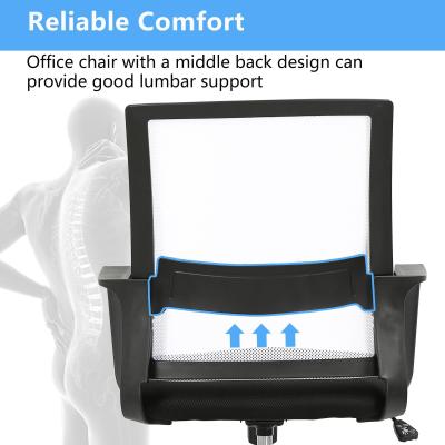 Cina Home Office Sedile a maglia ergonomica con altezza regolabile e design moderno in vendita