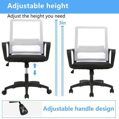 Cina Home Office Sedile a maglia ergonomica con altezza regolabile e design moderno in vendita