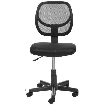 China Low Back Computer Desk Chair with Rotating Feature Adjustable Height Mesh Upholstery for sale