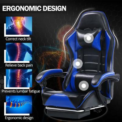 Cina Sedile da gioco ergonomica con altezza e poggiapiedi regolabili in colore personalizzato in vendita