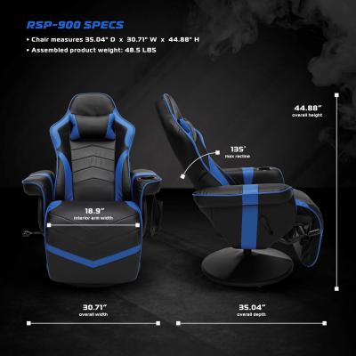 中国 48.5 ポンド 足すり付きのゲームチェア カスタマイズされた色と多機能機能 販売のため