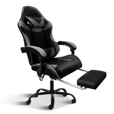 China Assento de plástico Cadeira de jogos ergonômica com apoio para os pés e suporte lombar Peso 33 libras à venda